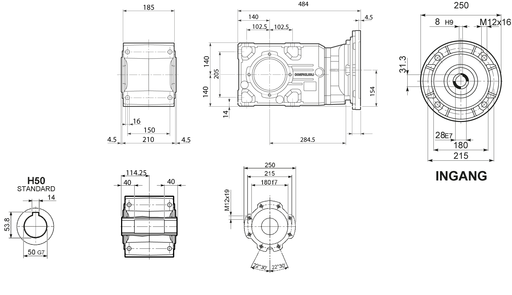 A0503008907BH | Kegeltandwielkasten van DutchDrives